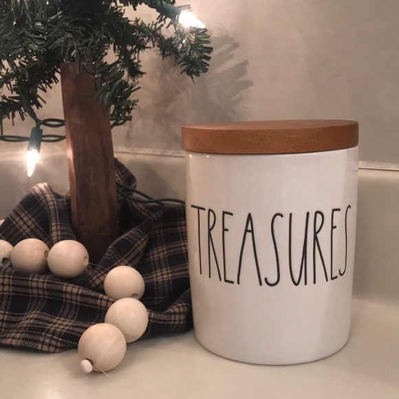 Rae Dunn | Accents | Rae Dunn Treasures Storage Canister | Poshmark